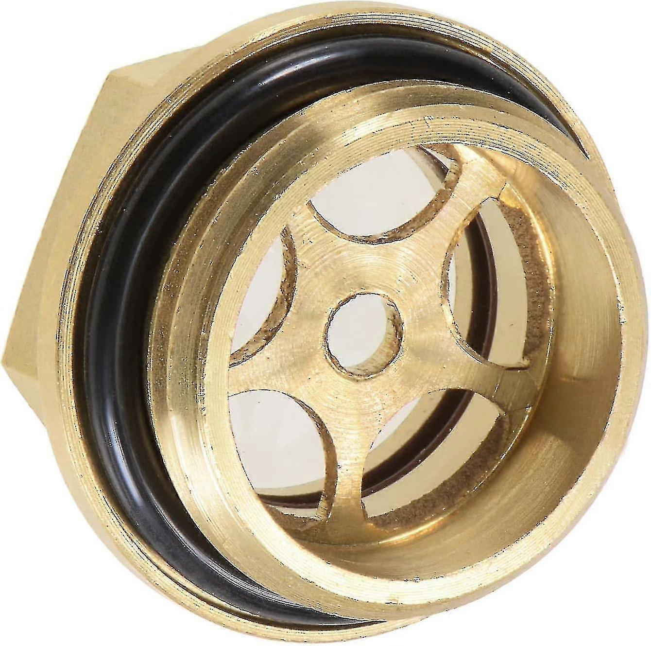 Oil Level Sight Glass With O-ring - Air Compressor Fittings Check The ...