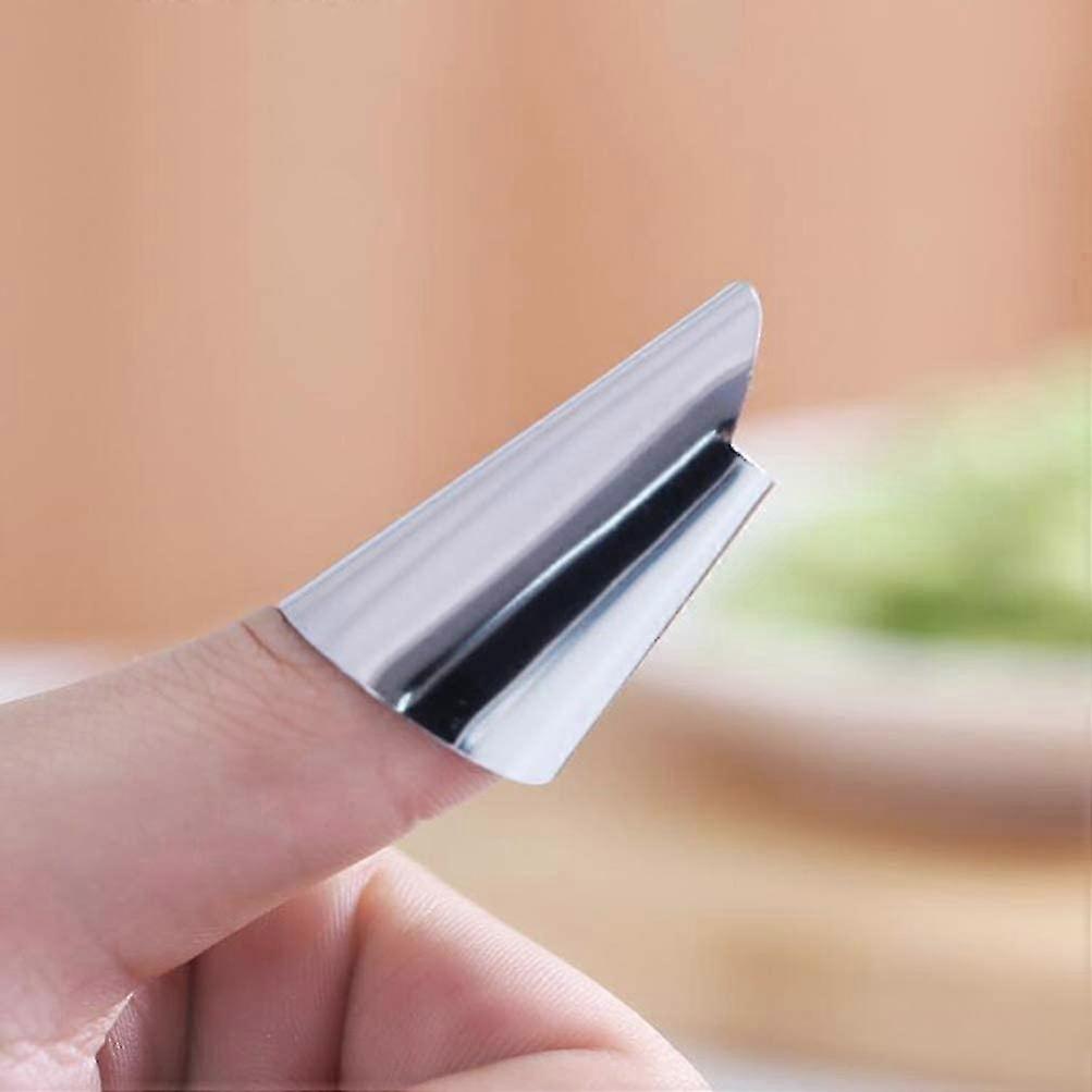 Stainless Steel Thumb Guard Finger Protector Guard Cutting Protector ...