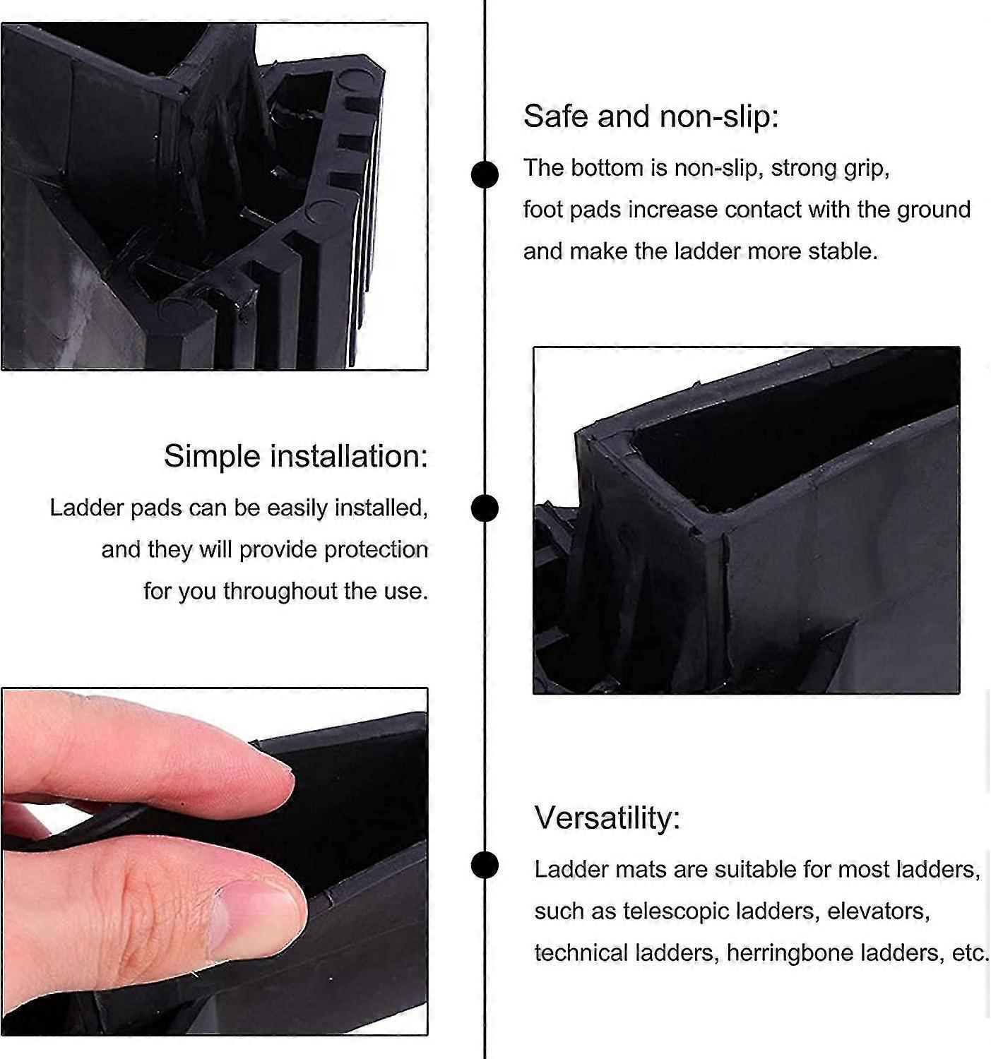 Ladder Foot Covers Feet Extension Ladder Feet Ladder Non-slip Rubber ...