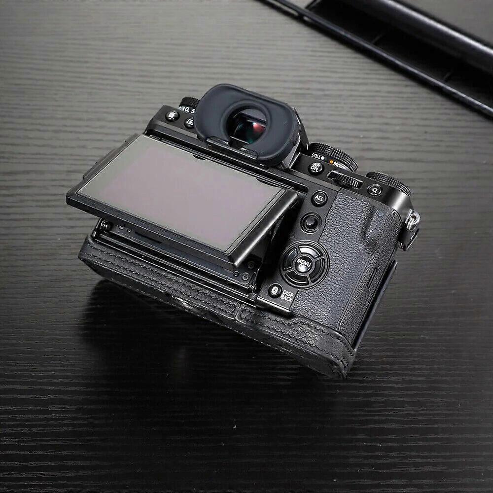 Fujifilm XT5 Genuine Leather Camera Bag Case Half Body Handmade Bag For ...