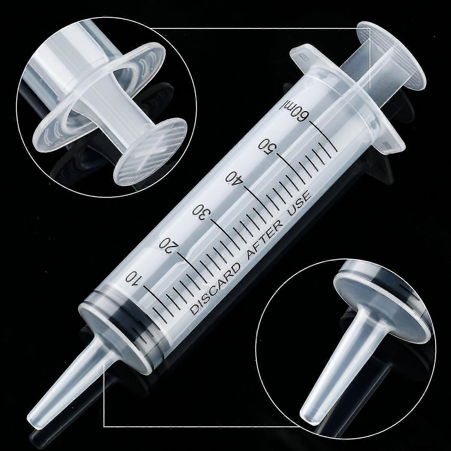 10 pack plastic syringe liquid measuring syringes without needle for ...