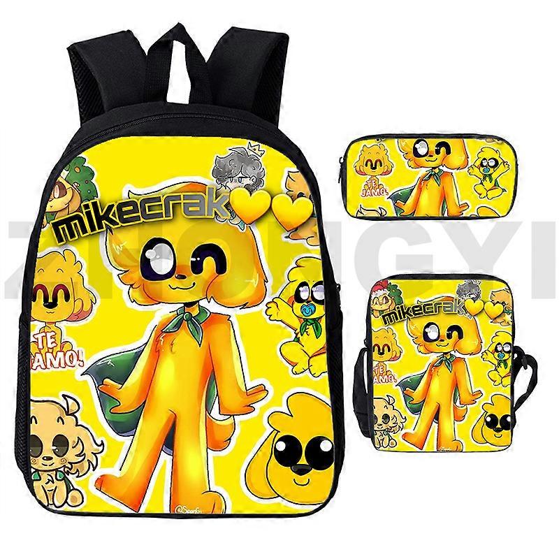 Hot Anime 3D Compadretes Mikecrack Backpacks Fashion Cute Girls 3Pcs ...