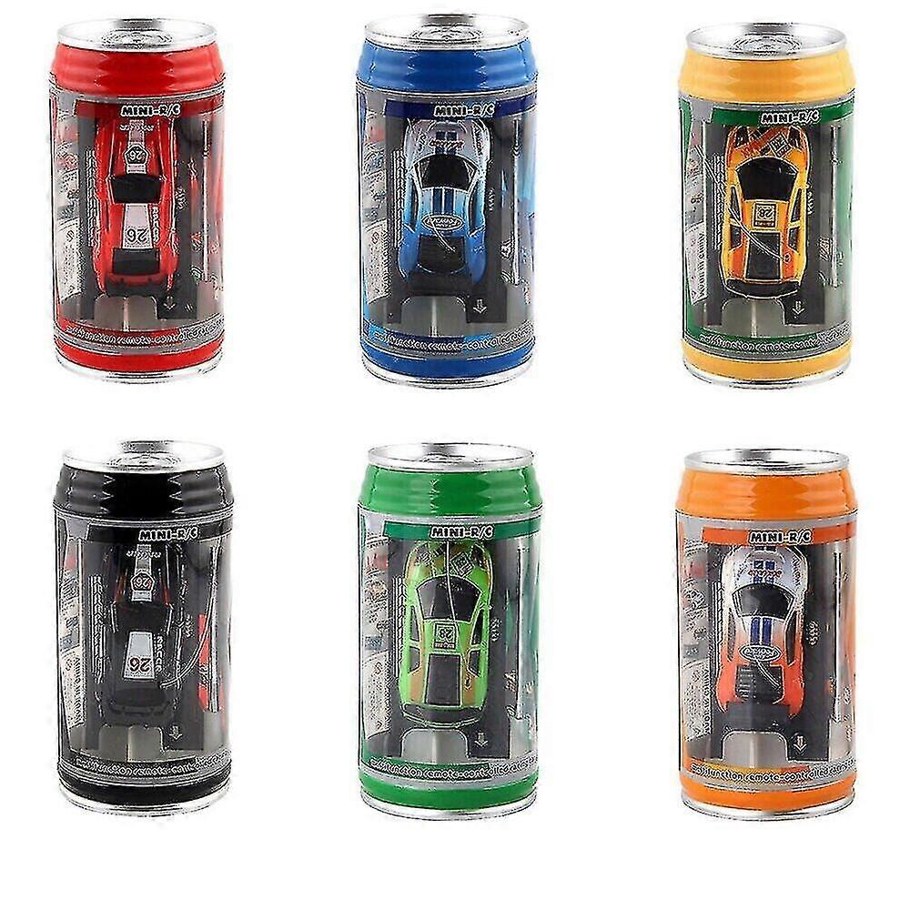 Mini Coke Can Car Speed Rc Radio Remote Control Micro Racing Car Kids ...