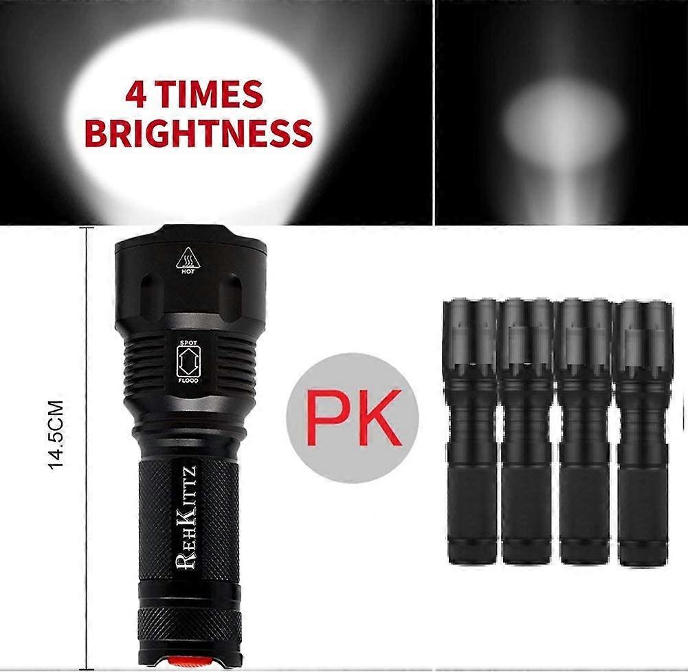 LED Flashlight Torch, 3300 Lumens Super Large Torch Torch Ultra ...