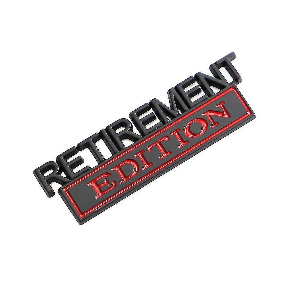 Retirement Edition 3d Badge Decals Car Tail Side Sticker Accessories ...