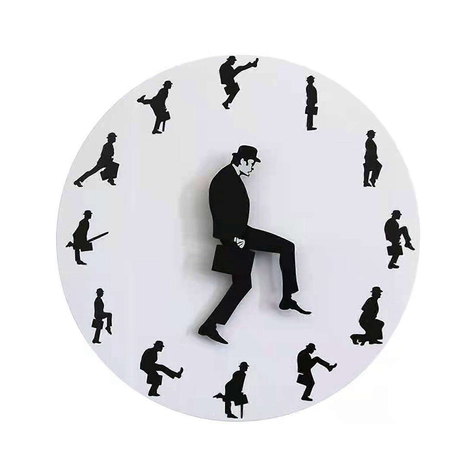 Ministry of Silly Walk Wall Clock Novelty Comedian Wall Watch Funny ...