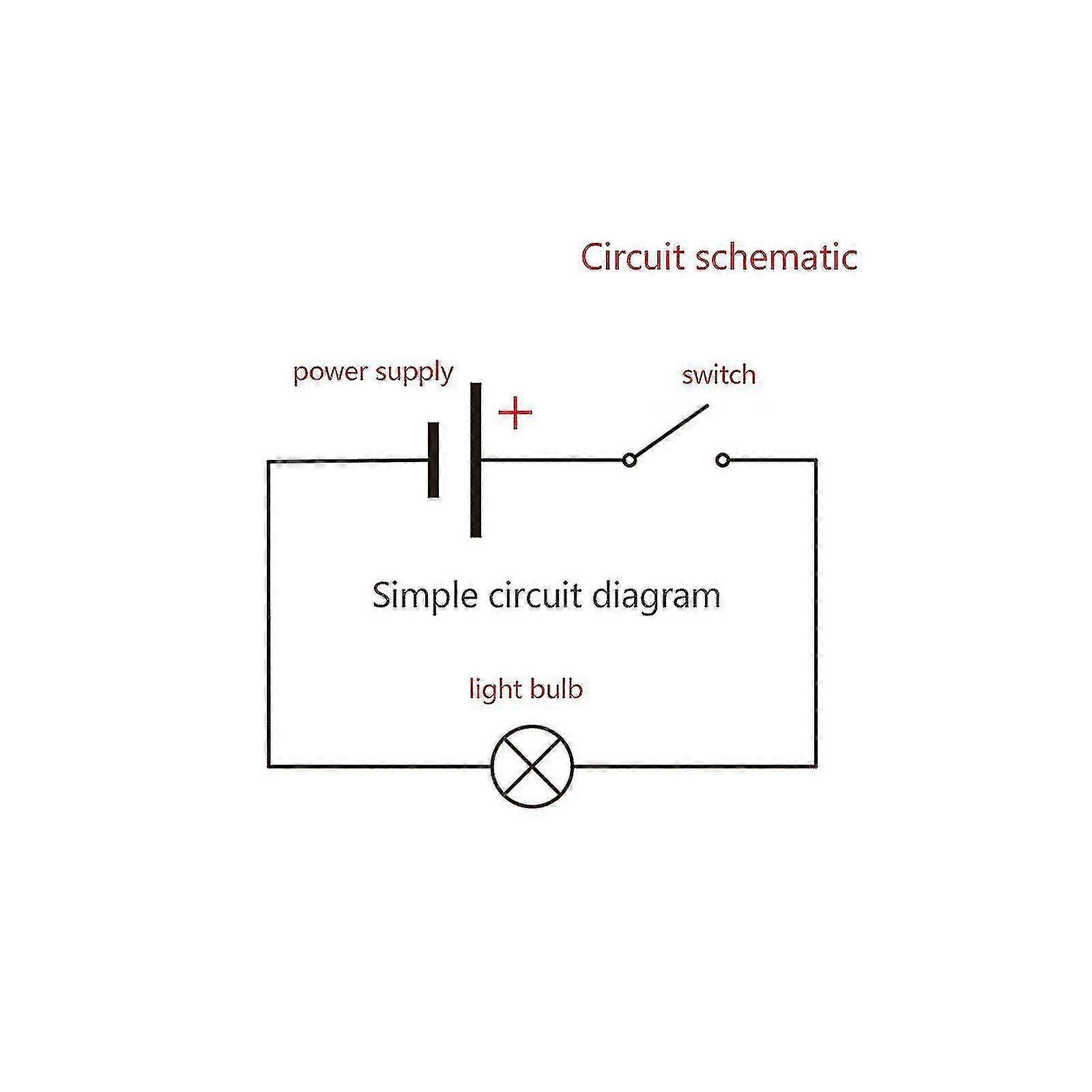 Electric Circuit Kit Kids Student School Science Light Bulbs Toy ...