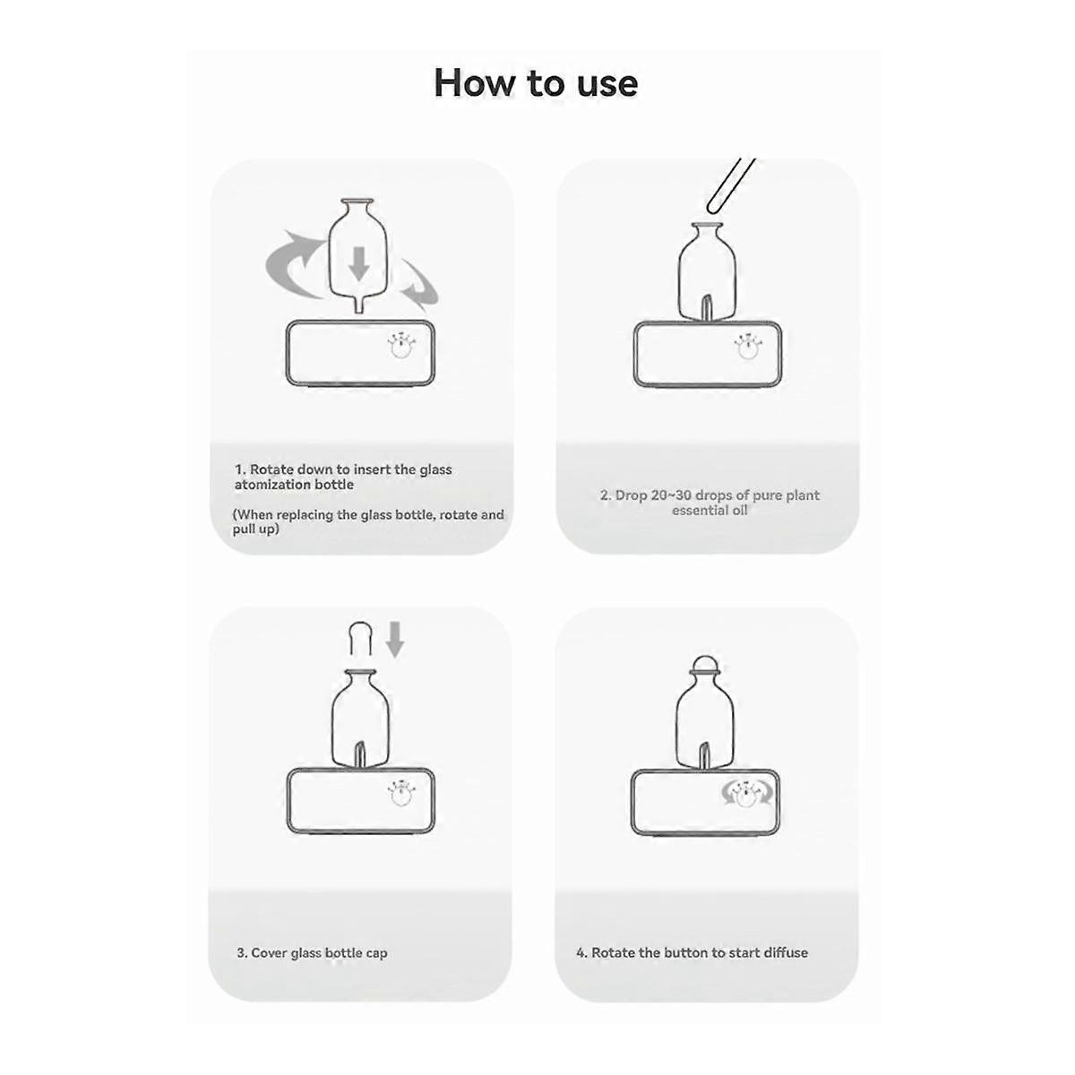 Nebulizing Essential Oil Diffusers Cordless Rechargeable Wooden Glass ...