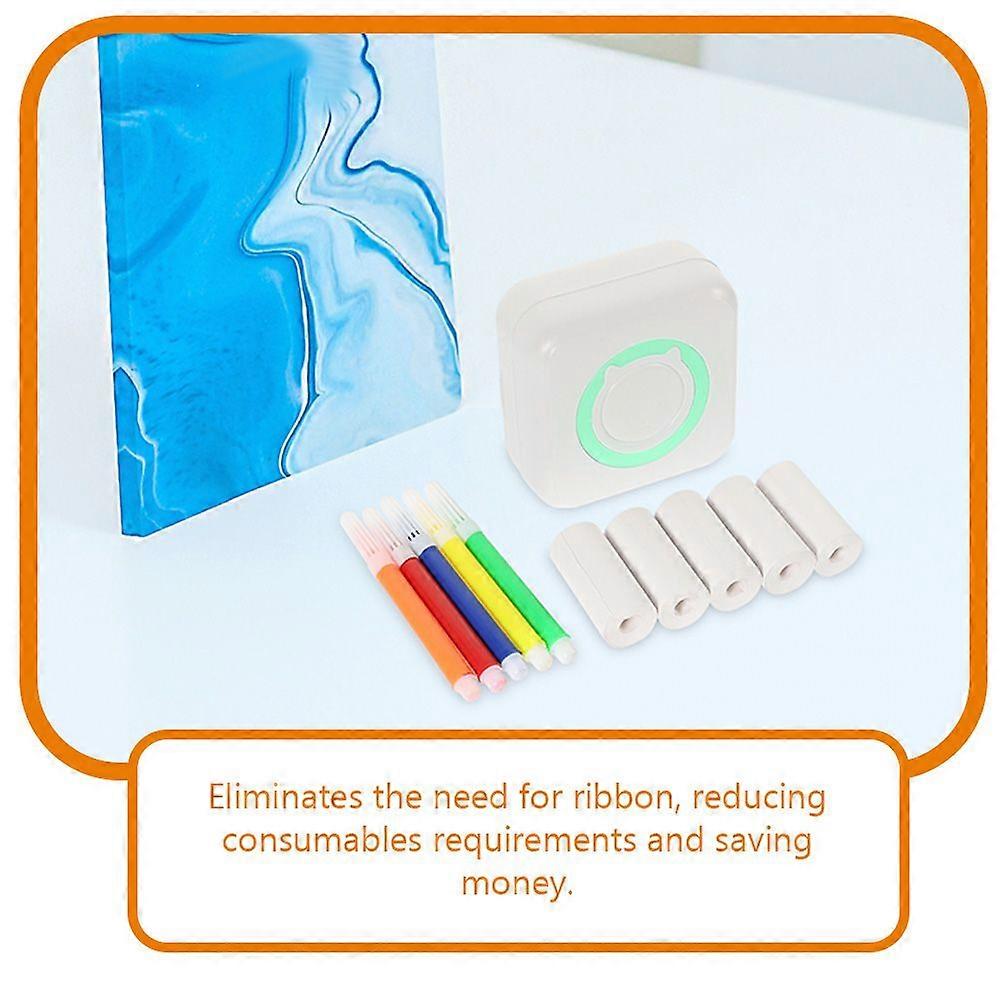 1 Set of Label Maker Portable Label Printer USB Label Printer Office ...