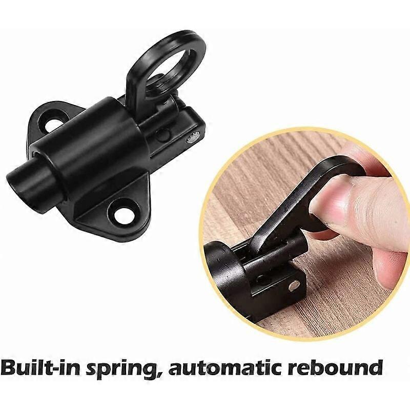 2 Pieces Sliding Gate Lock Spring Loaded Sliding Gate Lock Sliding ...