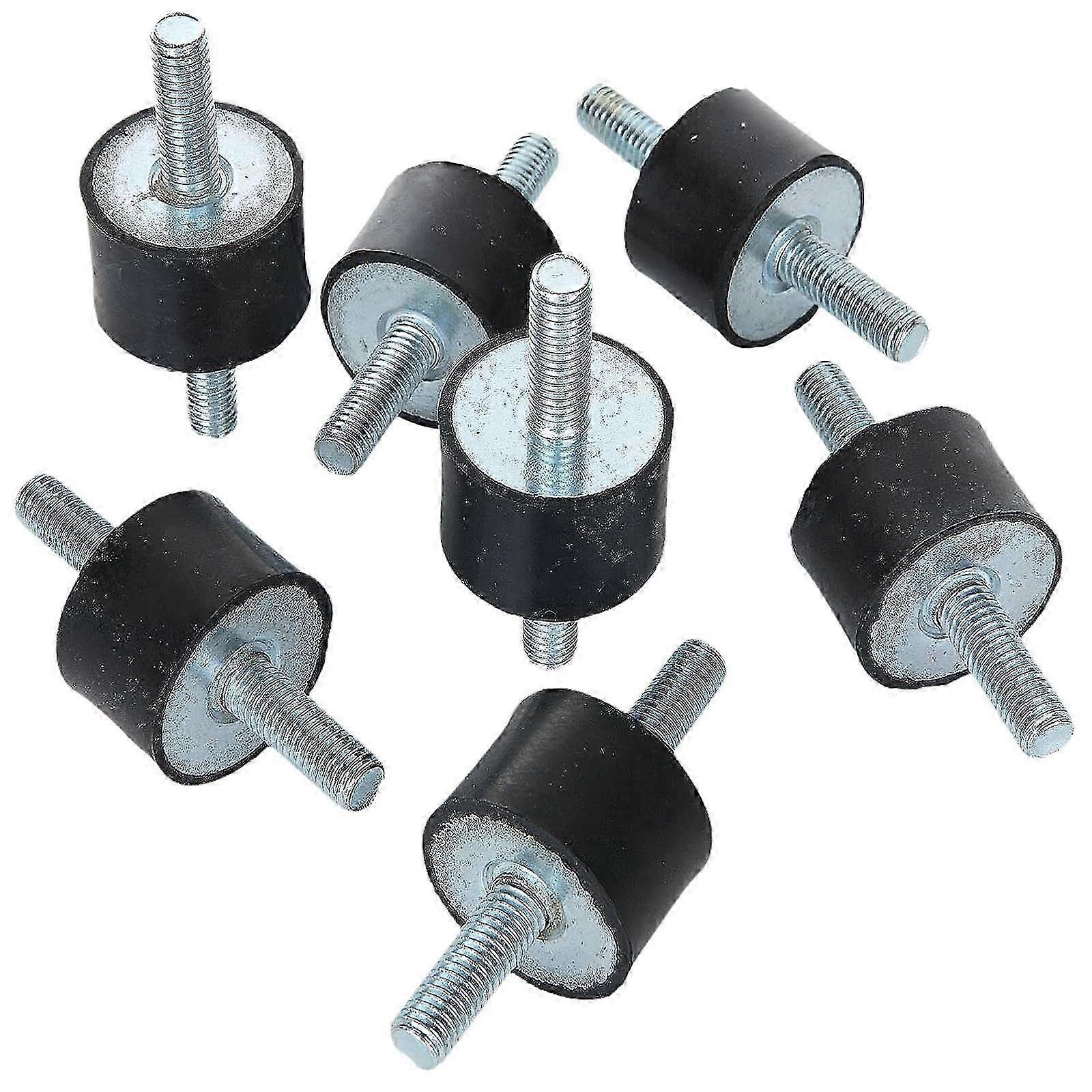 8x Rubber Mount Shock Absorber Studs Vibrations Isolators M8 Anti ...