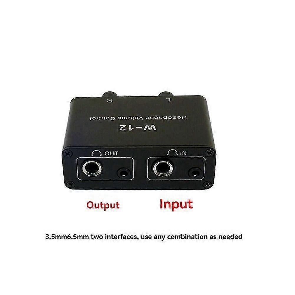 Sound Controller Headphone Volume Control 3.5mm + 6.35mm Stereo Volume ...