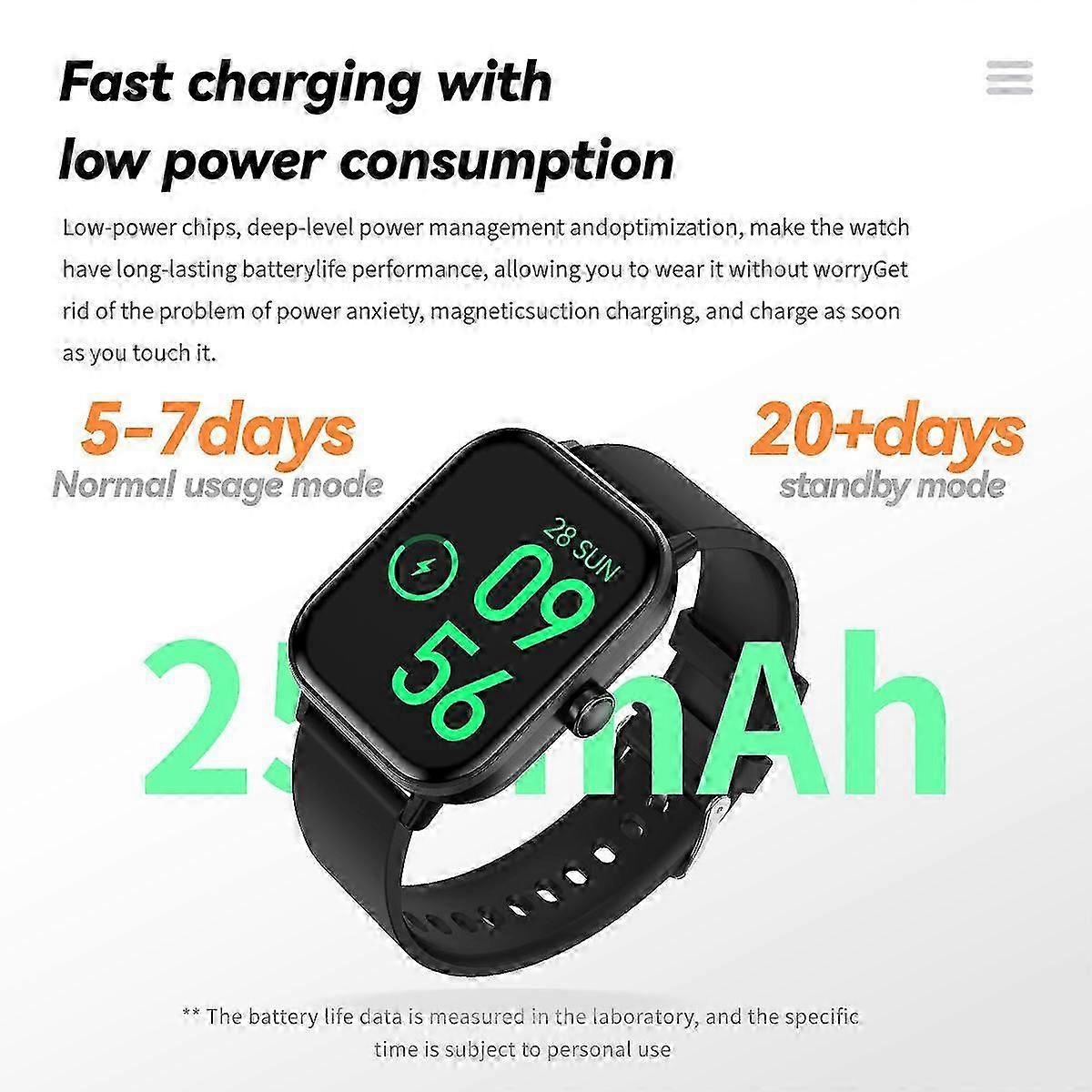 G42 Smartwatch with Bluetooth Talk HRV Function Blood Glucose ...