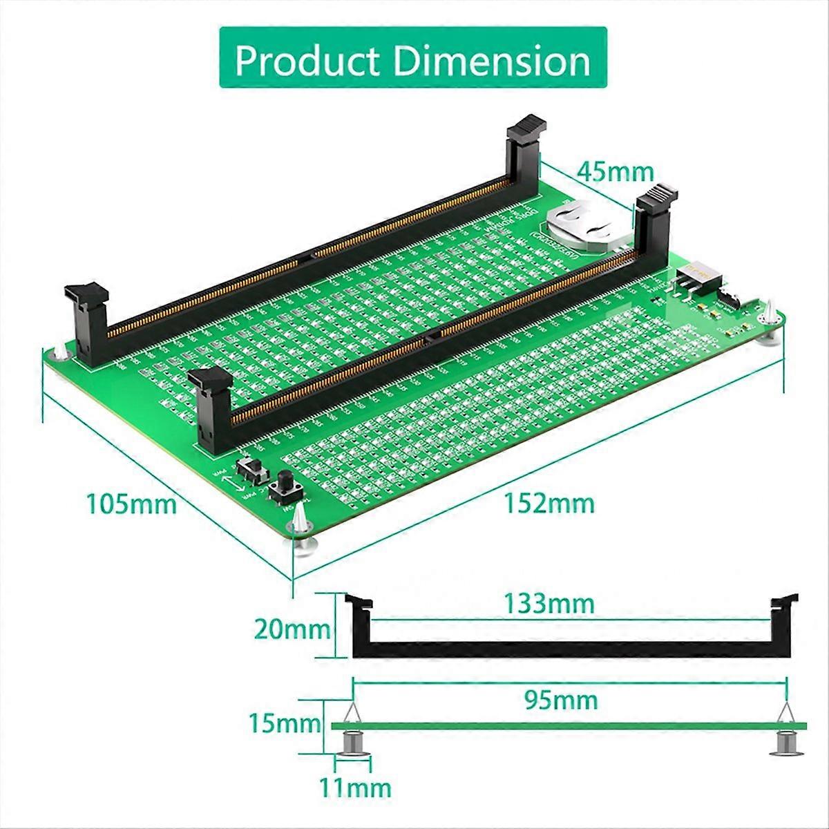 DDR5 RDIMM/UDIMM Memory Tester DDR5 Memory Test Card | Fruugo SE