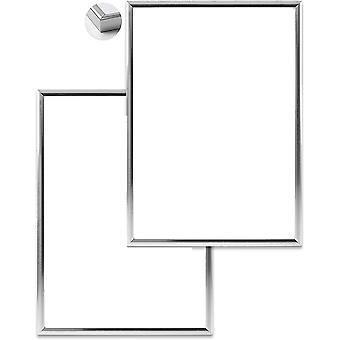 4 Picture Frames, A4 Silver Picture Frames, With Unbreakable S, Picture ...