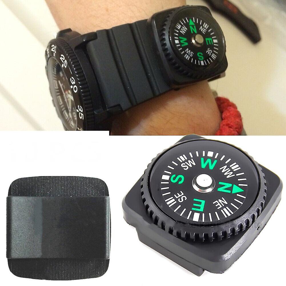 Slide on 20MM Watch Wrist Band Strap Compass Outdoor Waterproof ...
