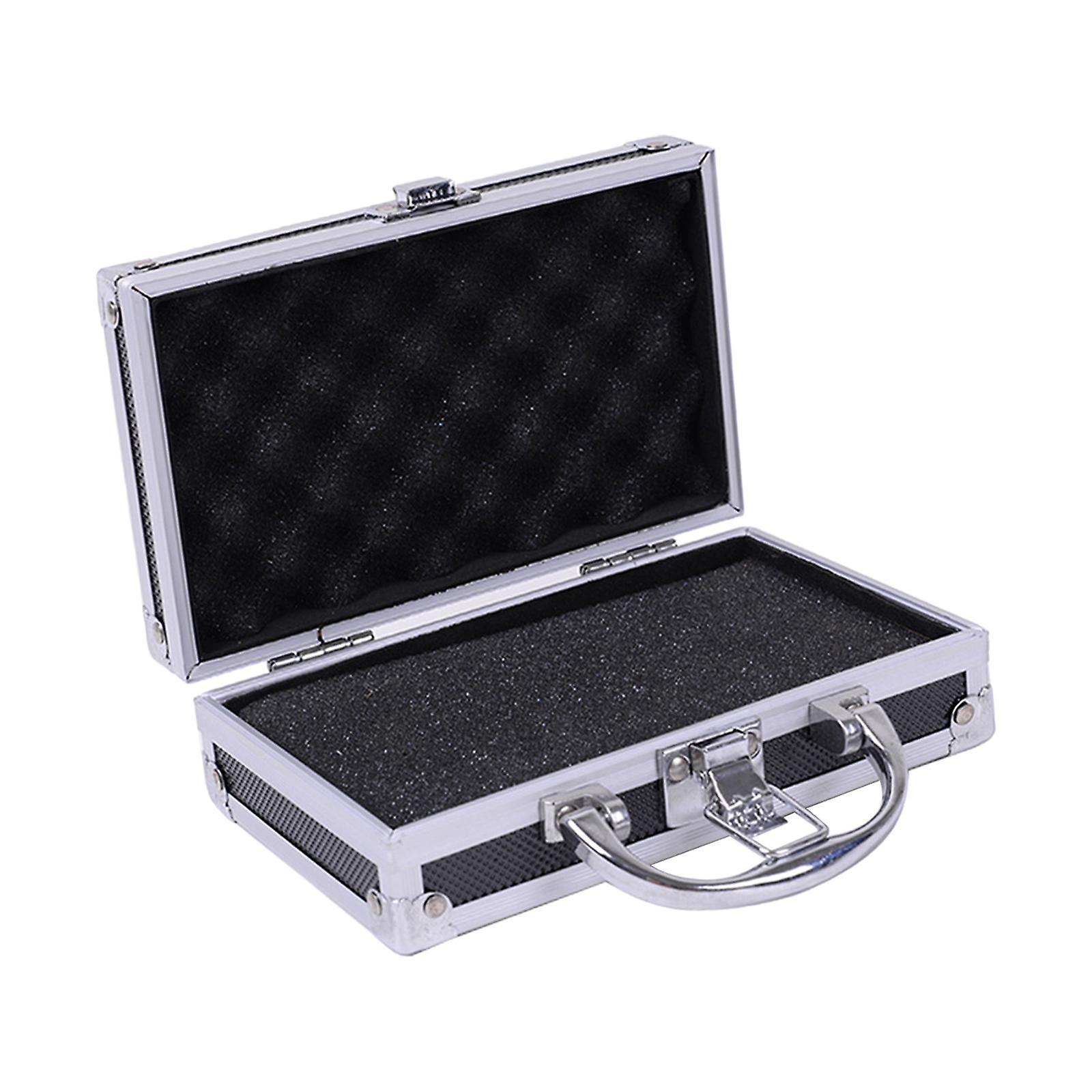 Microphone Case Hard Shell Aluminum Alloy Mic Case Hard Hair Tool for ...