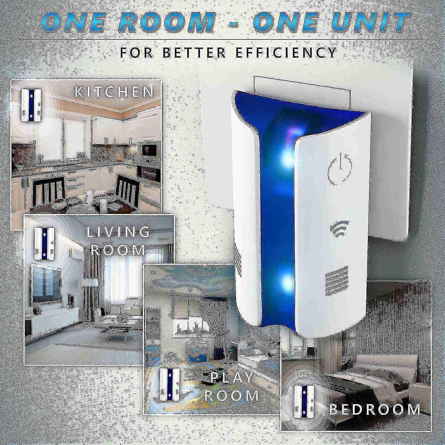 Ultrasonic Electromagnetic Wave Repellent Electronic Plug-in | Fruugo UK