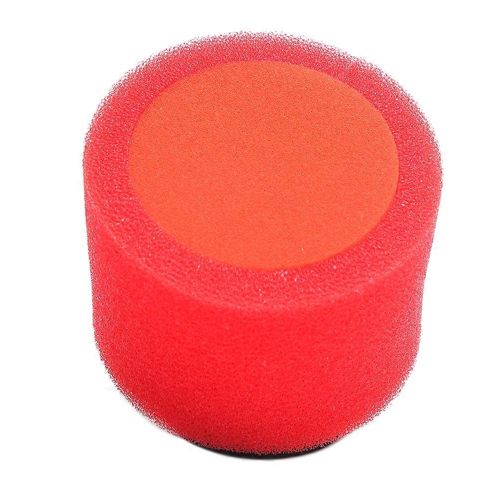Angled Red 42mm/1.65in Double Foam Air Filter for Dirt Bike 125cc 140cc ...