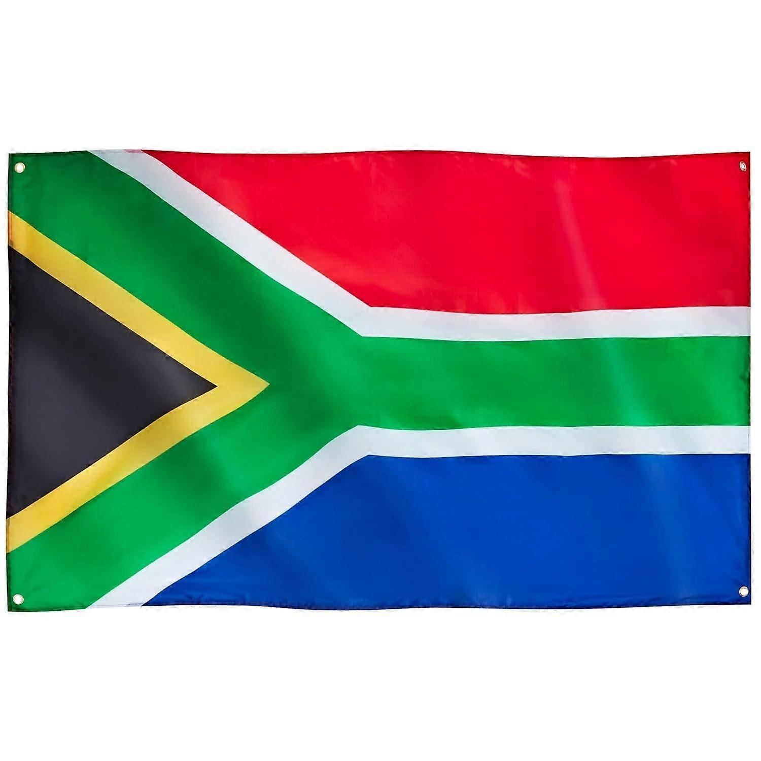 South Africa Flag,South African Banner,Eyelet in Every Corner, Rainbow ...