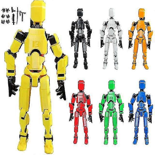 T13 Action Figure Titan 13 Action Figure Robot Action Figure3d Printed ...
