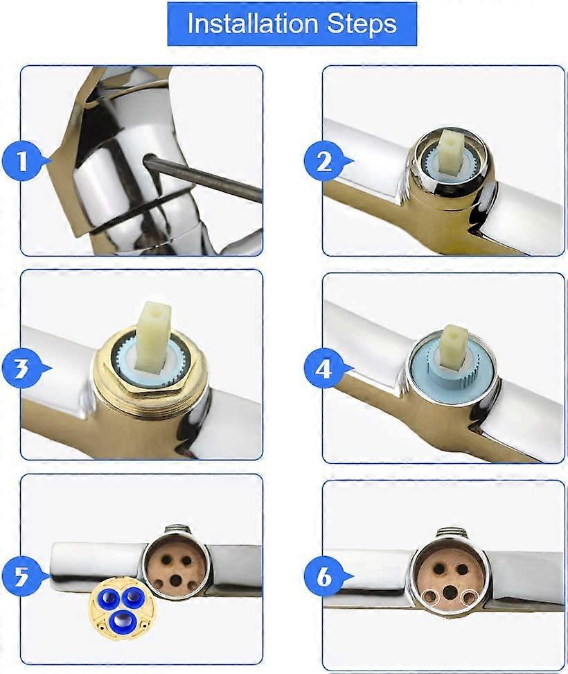 Ceramic Cartridge Faucet Replacement Water Mixer Tap Inner Control ...