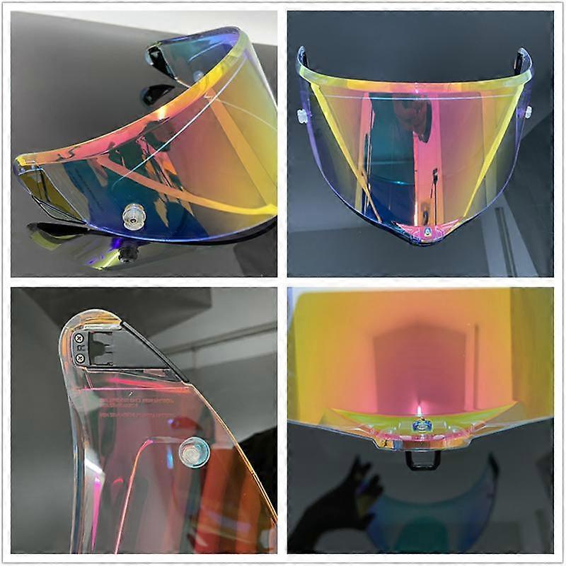 Agv Helmet Visor For Agv Pista Gp R & Corsa R Purple Gold Blue Silver ...