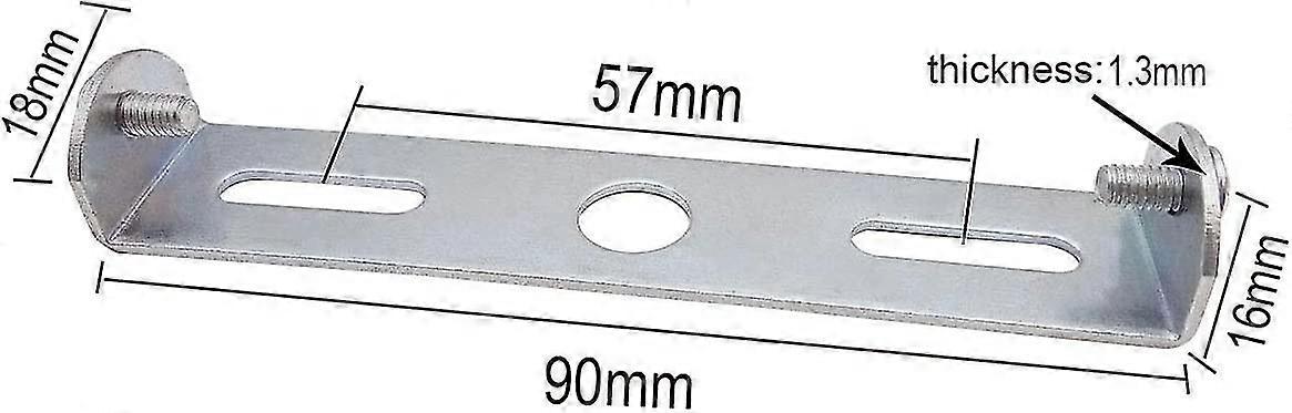 4 Pack Lighting Fixture Ceiling Plate Bracket 90mm Earthed With Screws ...