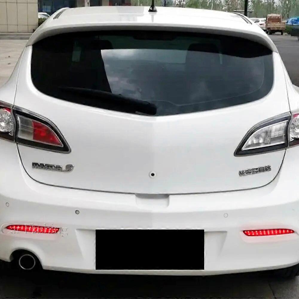 1 Pair LED Rear Bumper Reflector Lamp Reversing Backup Brake Stop Light ...