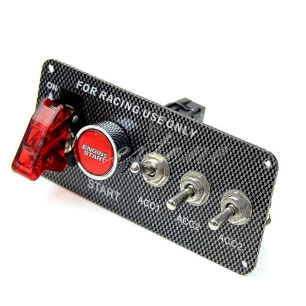 Racing Car 12v Ignition Switch Panel Engine Start Push Button Led ...