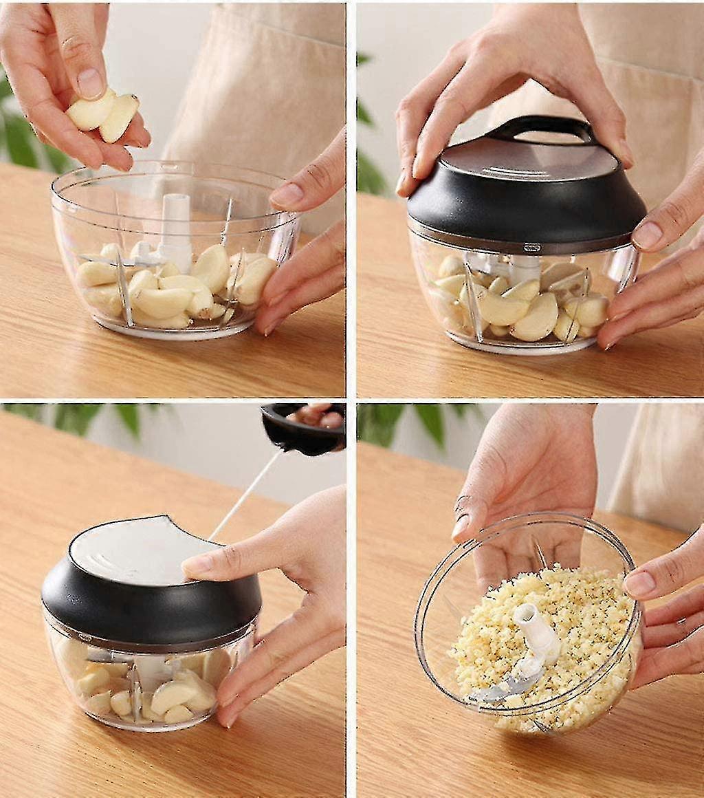 Mini Food Chopper Processor, Onion Vegetable Chopper With 3 Curved ...