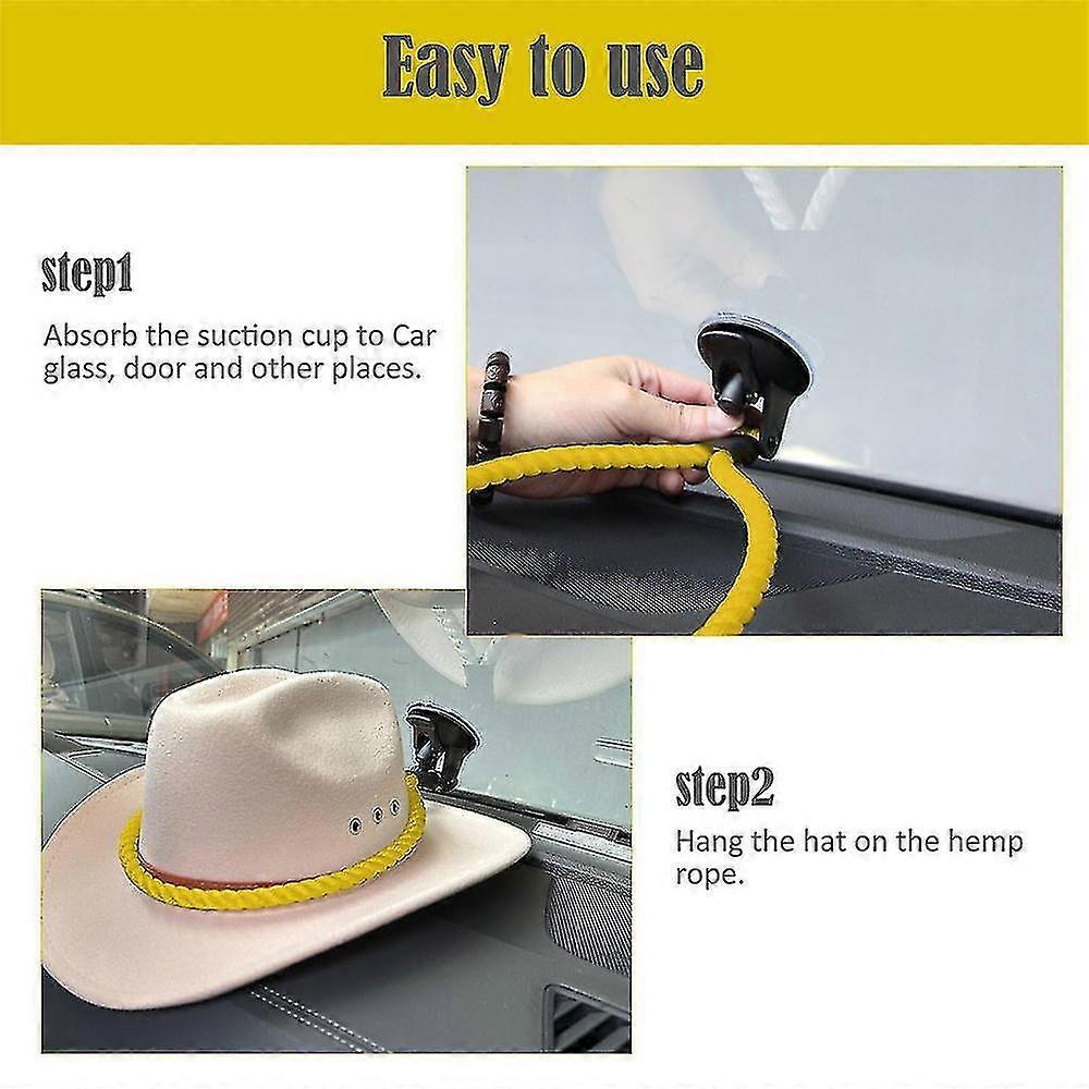 Universal Hat Mount Hanger With Suction Cup, Cowboy Hat Mount For ...