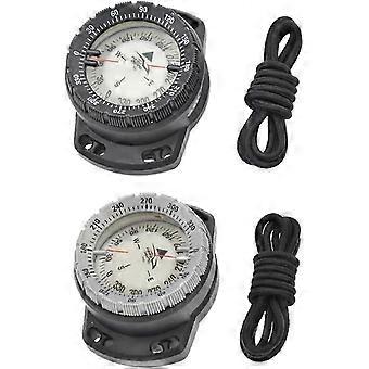 Dive Compass Scuba Luminous Wrist Compass Waterproof Underwater ...
