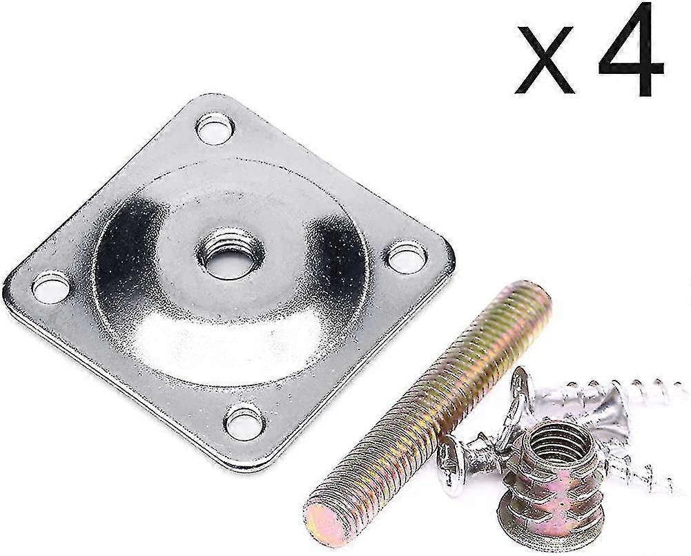 Leg Mounting Plates, Furniture Leg Attachment Plates Industrial ...