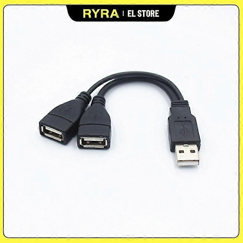 Ryra 1st USB 3.0 A 1 Hane Till 2 Dubbel USB Hona Datahubb Nätadapter Y ...