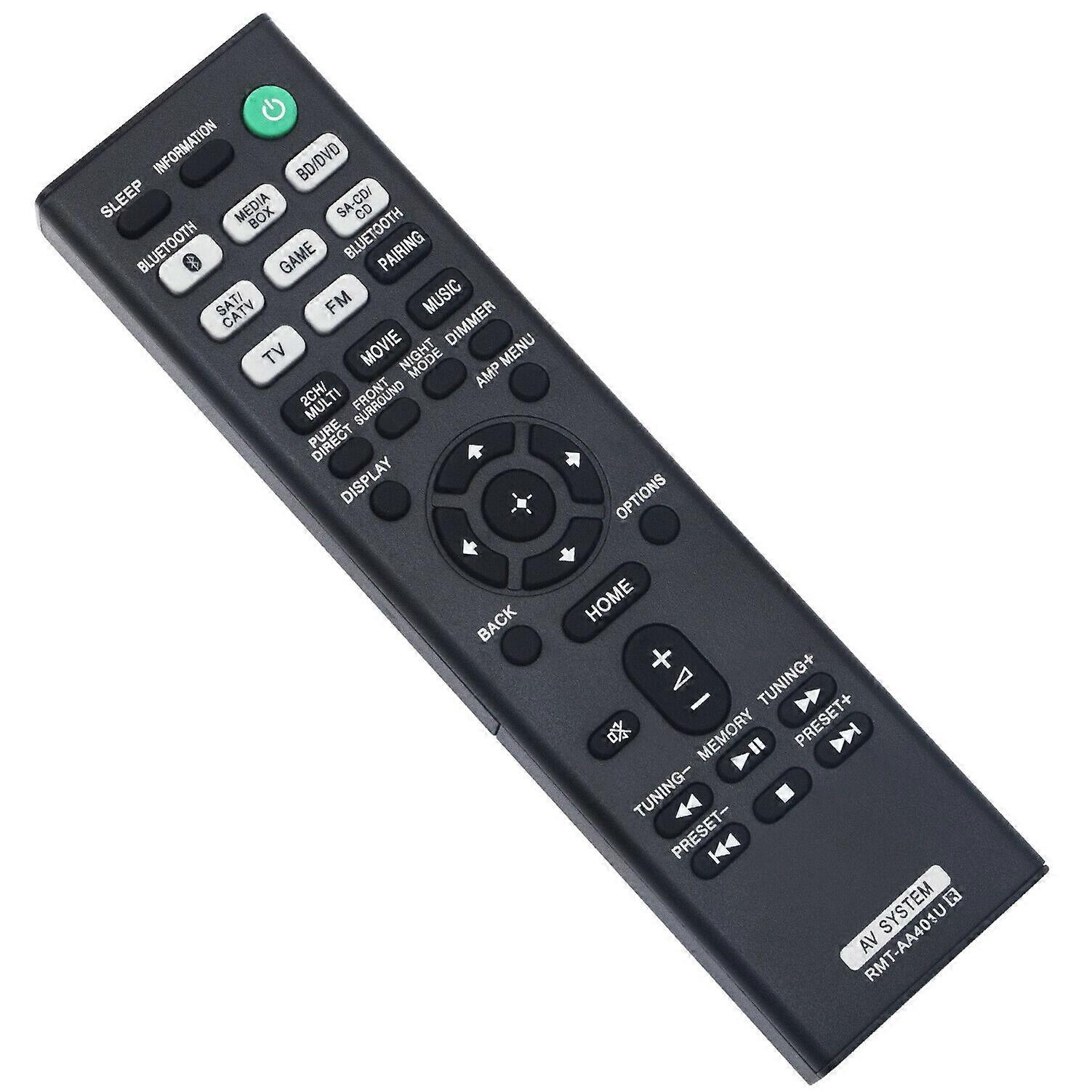 Remote Control -AA401U for AV Multi Channel Receiver STR-DH590 STR ...