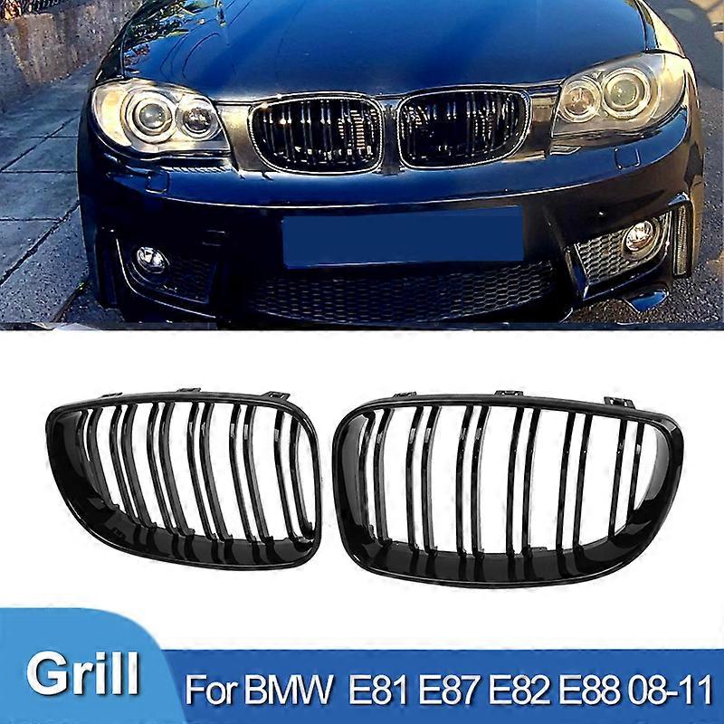 For BMW E81 E87 E82 E88 128I 130I 135I Car Front Bumper Kidney Grill Grille Racing Grills 07-11 ...