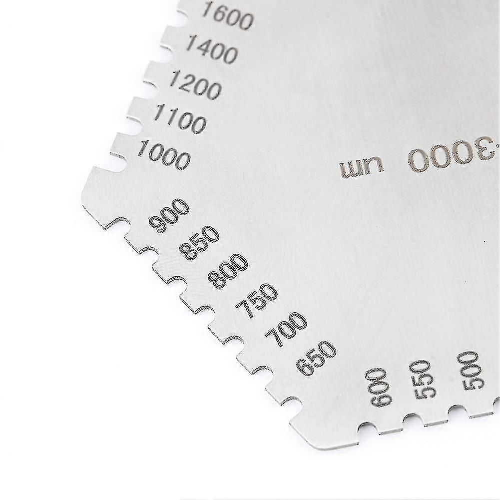 Stainless Steel Hexagonal High Precision Wet Film Thickness Gauge 25 ...