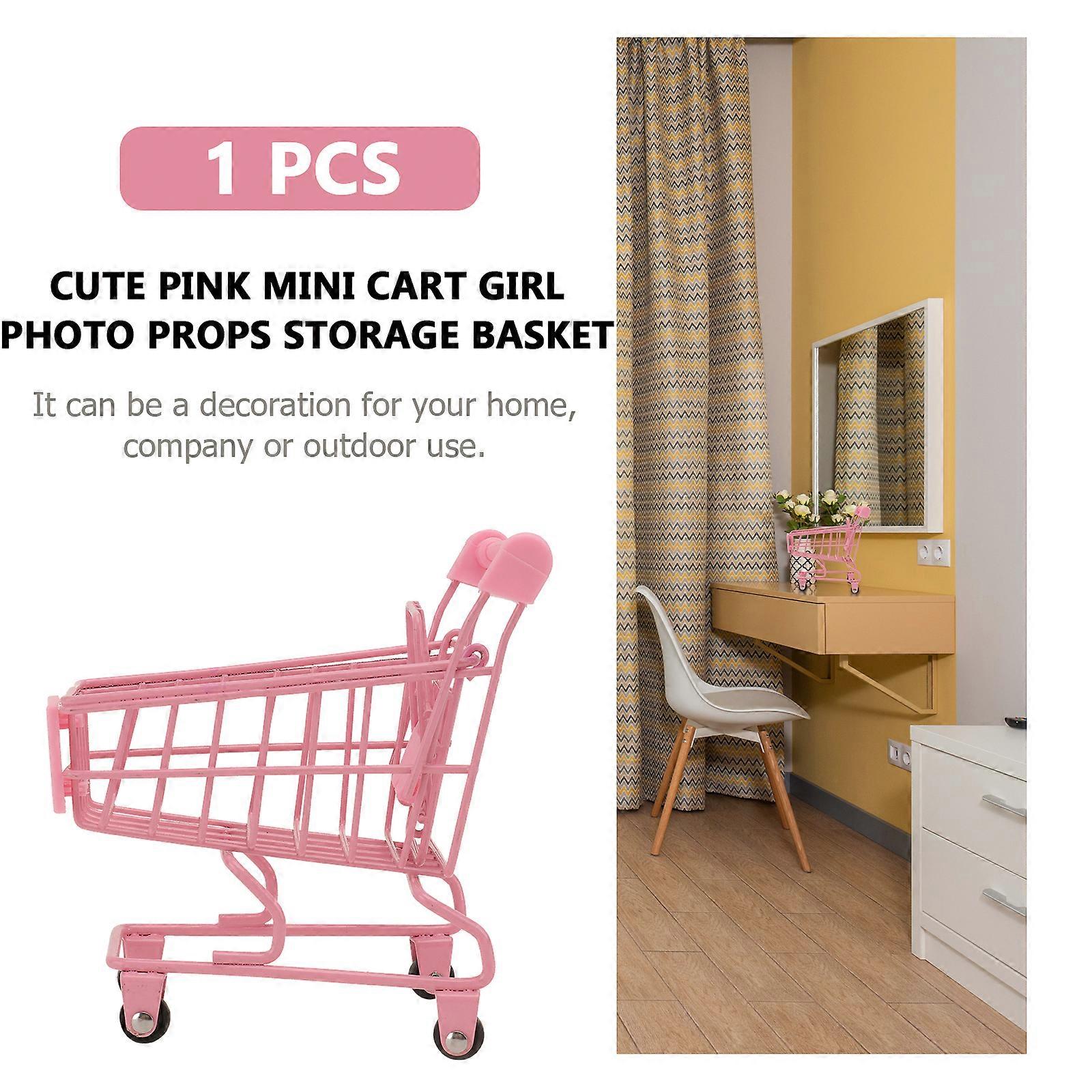 Office Desk Accessories Mini Shopping Grocery Cart Shopping Cart ...