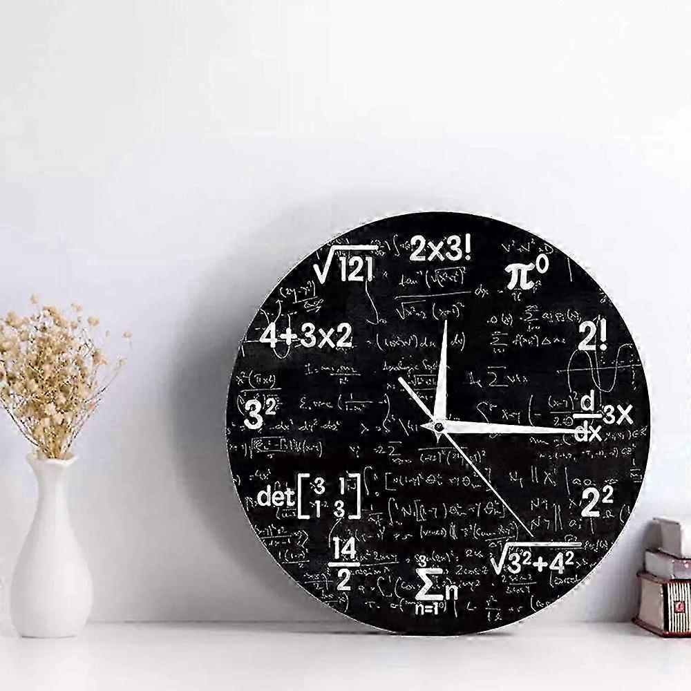 Math Wall Clock,Mathematics Clock,suitable for Kids Math suitable ...