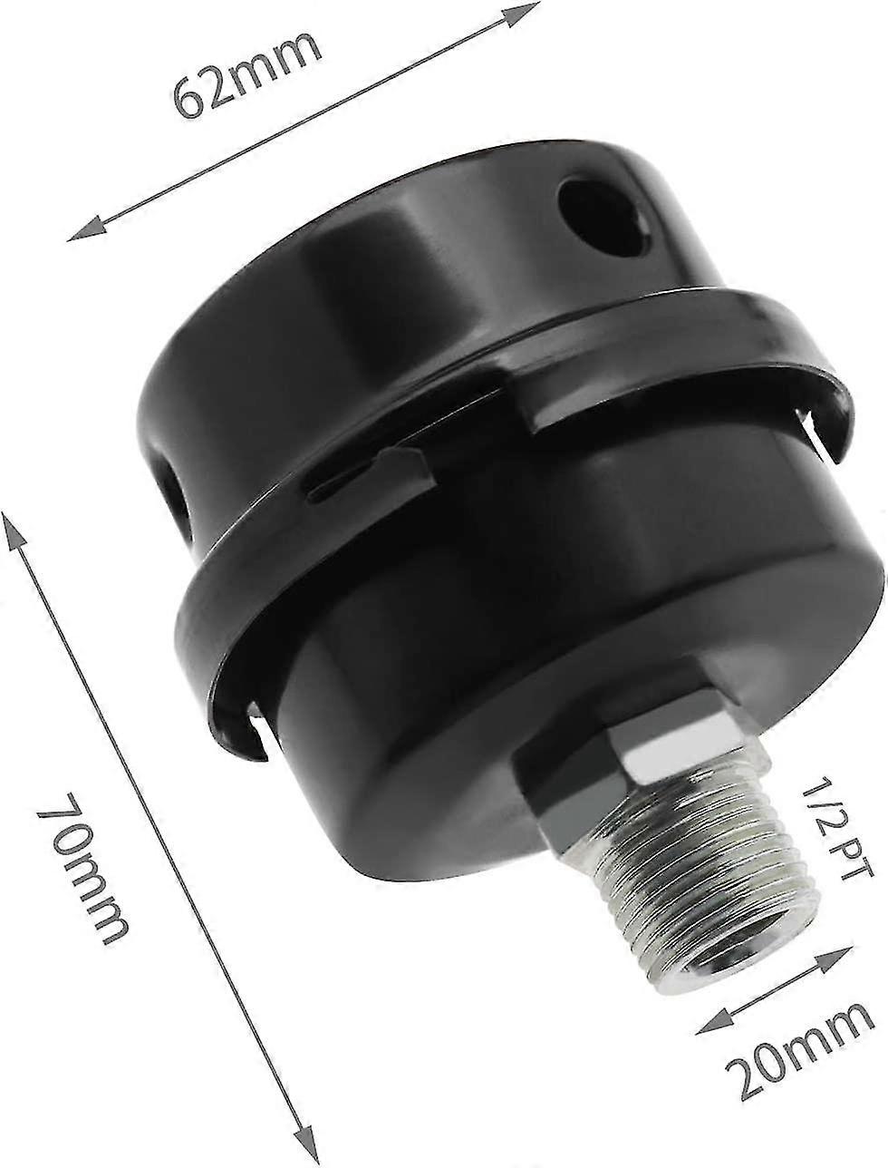 Air Compressor Filter Silencer Metal Male Thread Air Compressor Inlet ...
