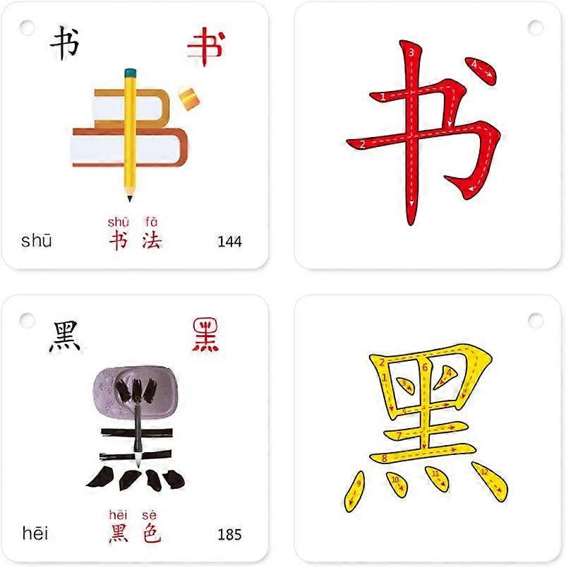 Chinese Pictogram Symbols Chinese Learning Colourful Memory Card in ...