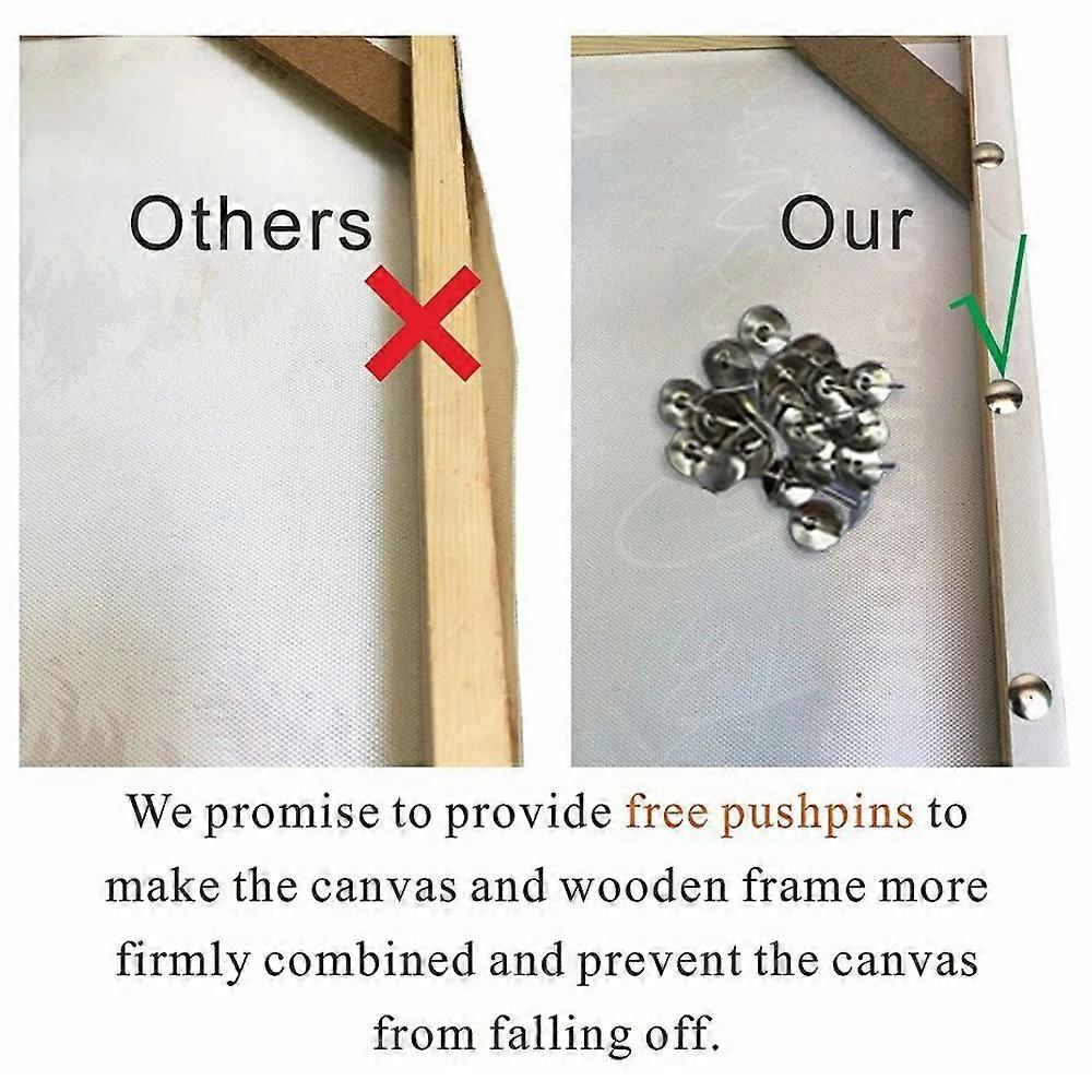 20 x 30cm Wooden Canvas Stretcher Bars Frames Kit DIY Solid Wood Strips ...