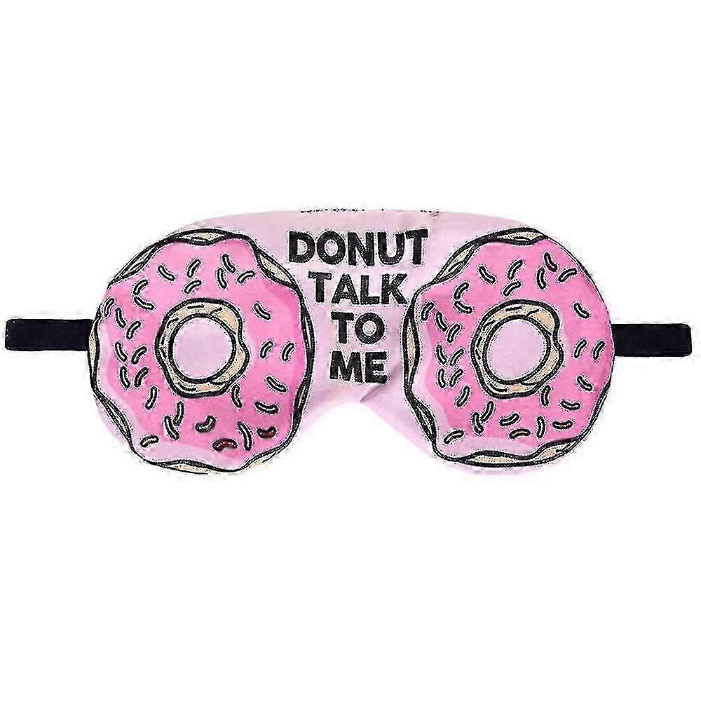 Sleeping Mask 3d Printed Doughnut Sleeping Eye Cover Blindfold Sleep ...