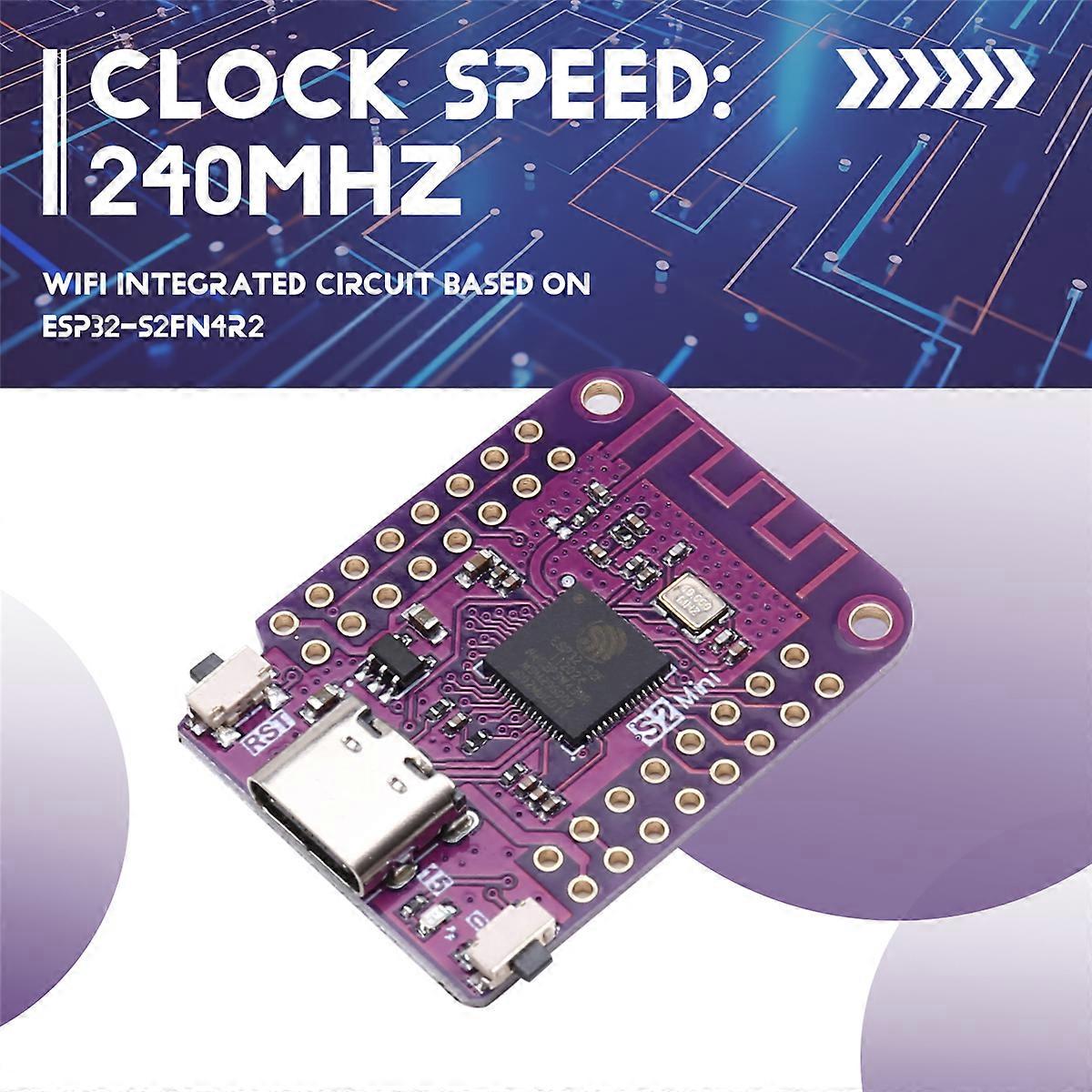 Esp32 S2 Mini V100 Wifi Iot Board Based Esp32 S2fn4r2 Esp32 S2 4mb Flash 2mb Psram For