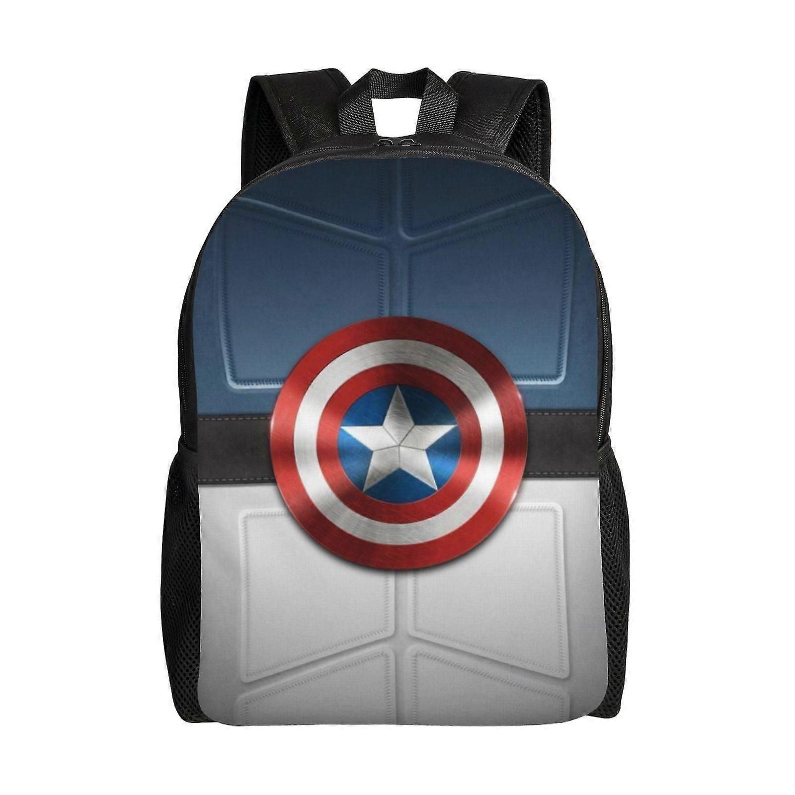 b653 Captain America Kid Backpack School Bag Elementary Students ...