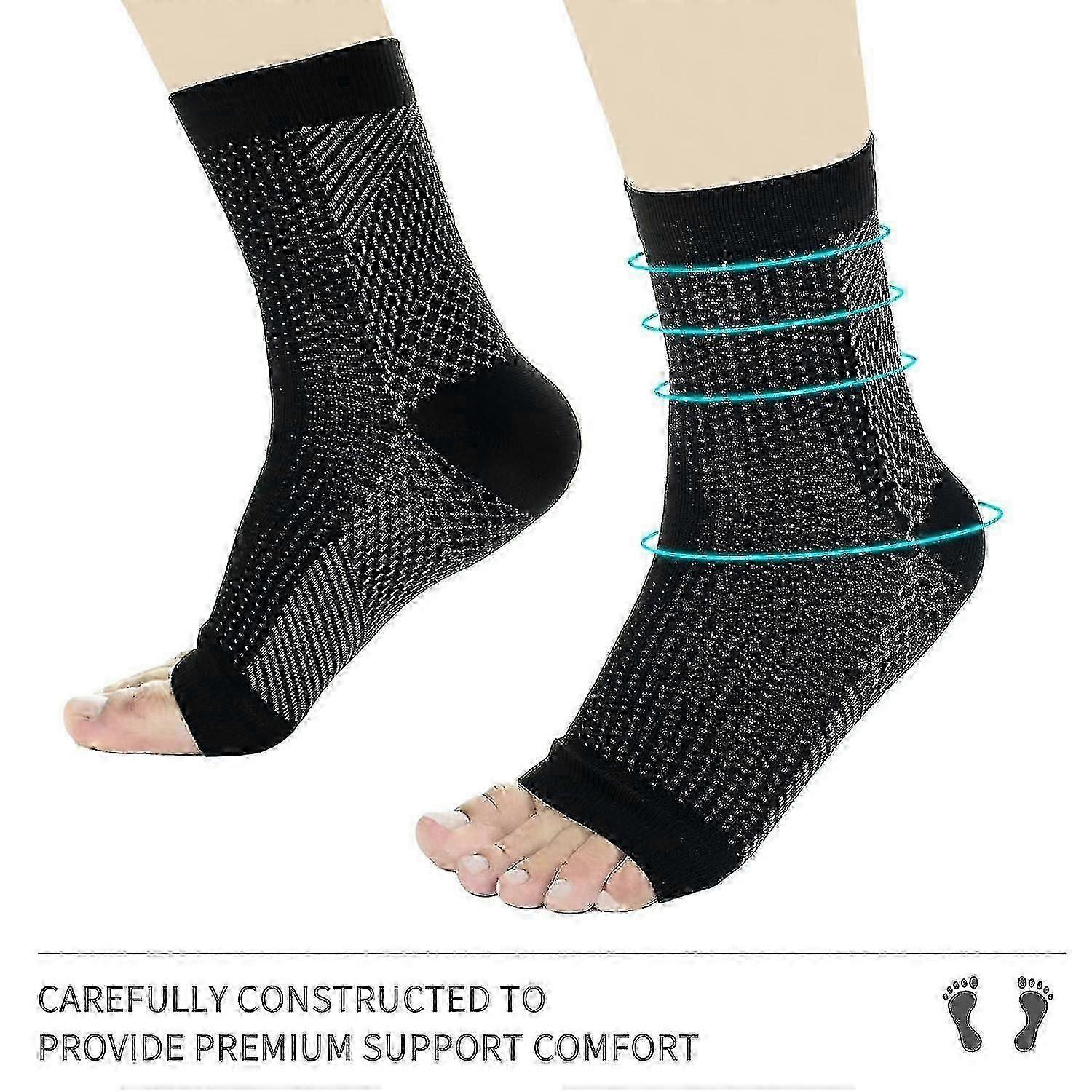 3 Pairs Neuropathy Socks, Soothe Socks For Neuropathy Pain, Tendonitis ...