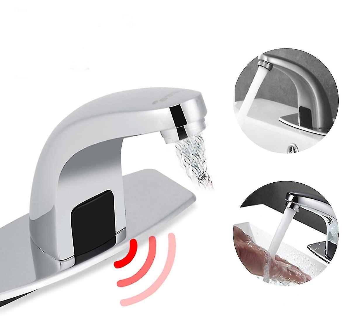 Automatic Infrared Sensor Faucet, Zinc Alloy Smart Touchless Sink ...