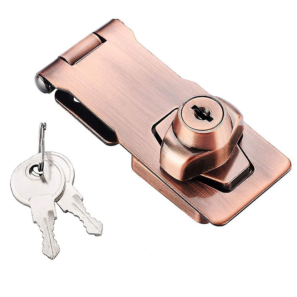 Drawer Cabinet Locks Padlock Hasp - Locking Hasp With Key Lock And ...