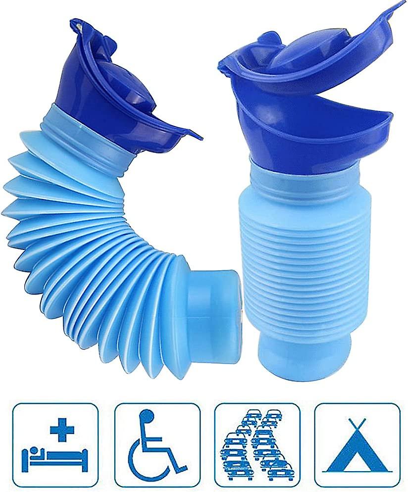 Collapsible Urinal, 750ml Men's Women's Portable Mobile Toilet Potty ...